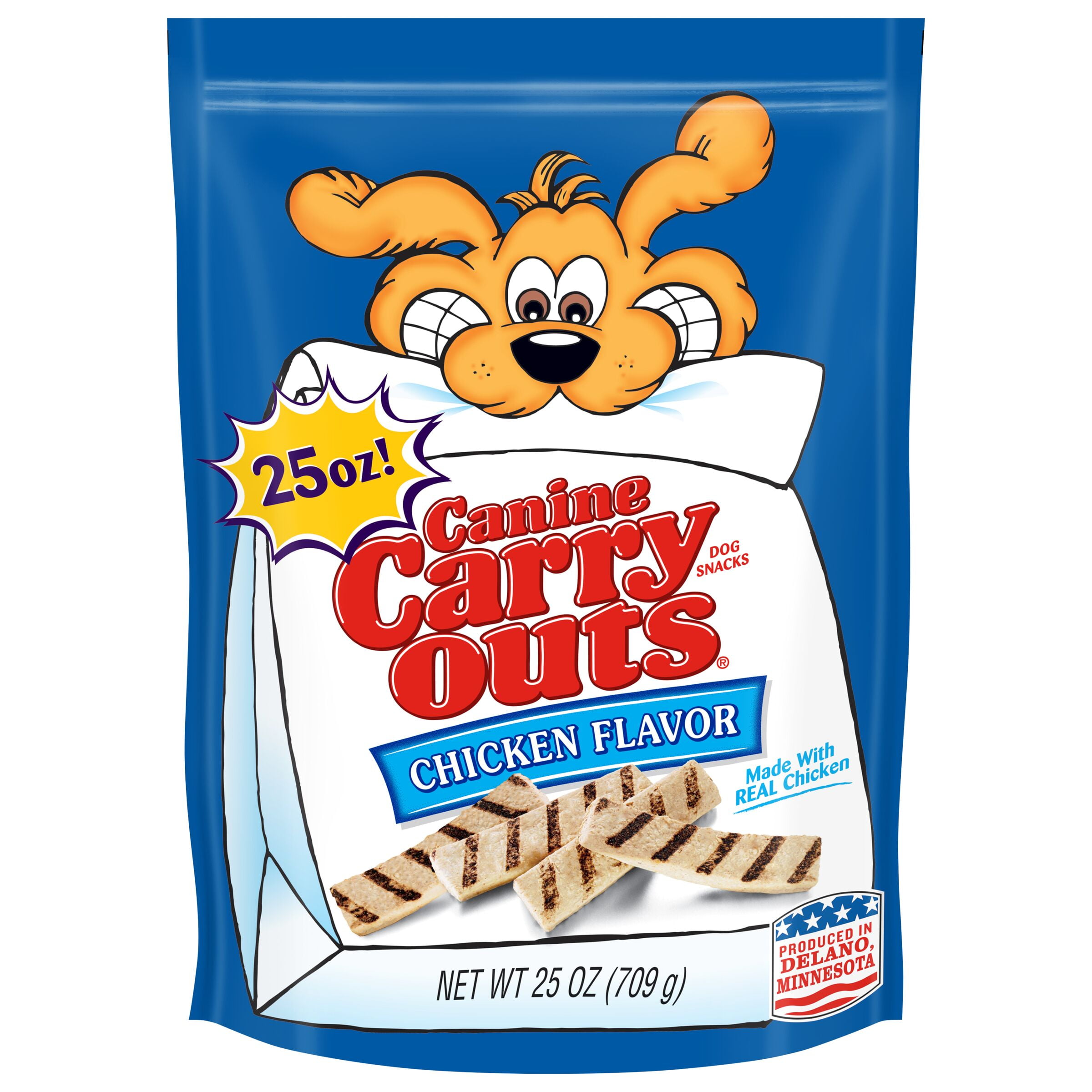 Canine Carry Outs Chicken Flavor Dog Snacks, 25-Ounce Bag – Walmart ...