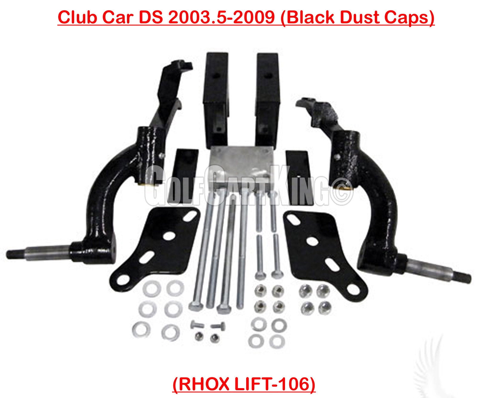RHOX 6 inch Lift Kit for Club Car DS Golf Cart 2003.5-2009 - Walmart.com