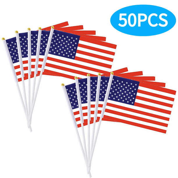 Small American Flag Stick