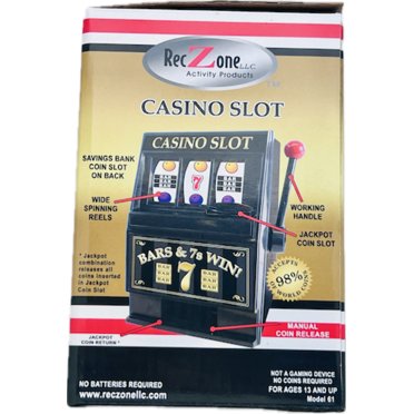 Bars and Sevens Slot Machine Bank - Walmart.com