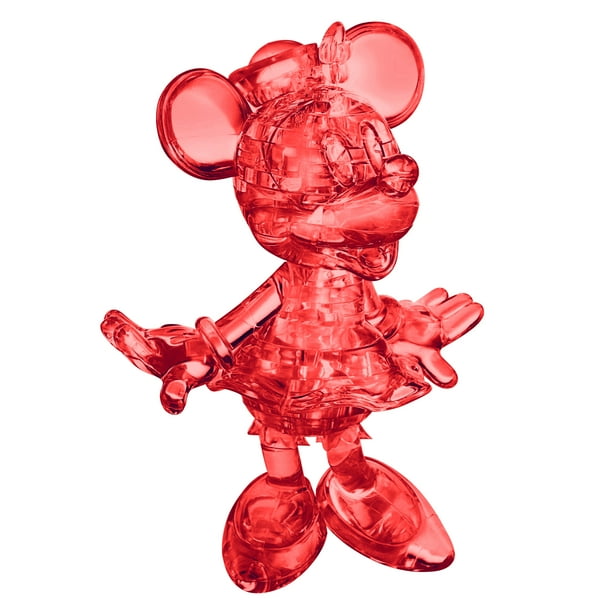 Disney Minnie Mouse Original 3D Crystal Puzzle by BePuzzled, Ages 12 ...