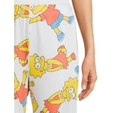 The Simpsons Juniors’ Lisa and Bart Print Lounge Pants, Size XS-3XL ...