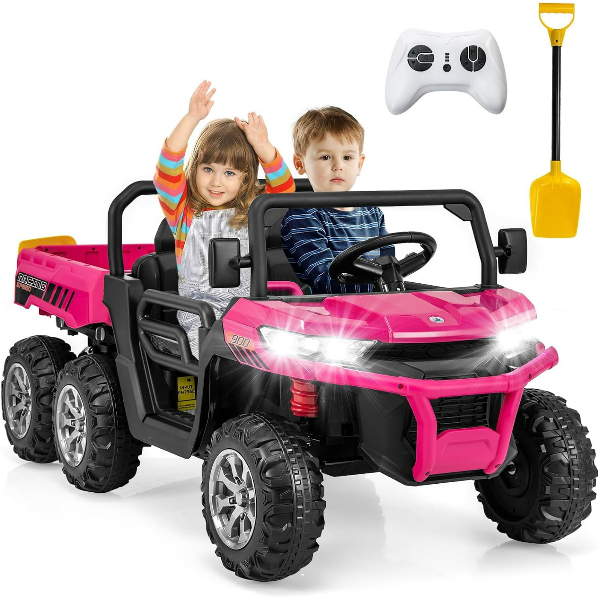 Click here for Olakids 24v 2 Seater Ride On Dump Truck  4wd 6x6 B... prices