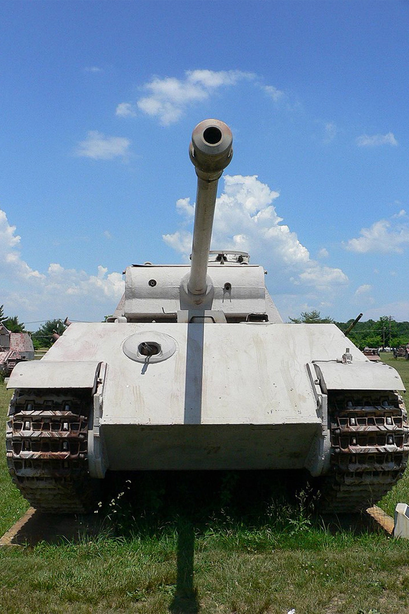 24x36 gallery poster, Panther tank with flattened lower chin mantlet ...
