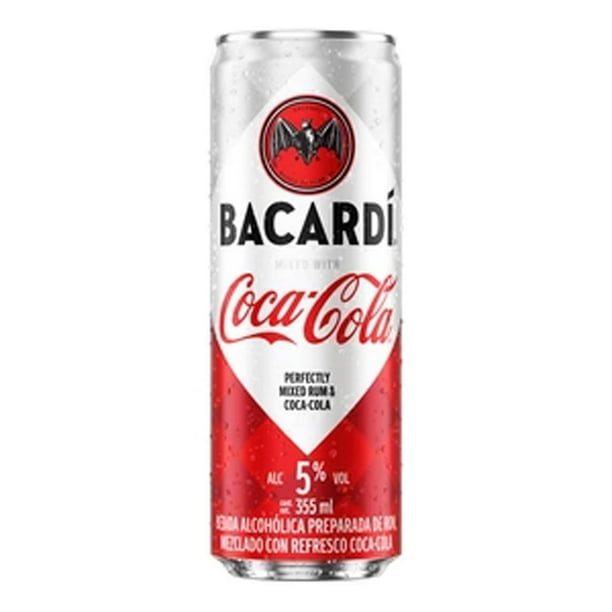 Bebida Preparada Bacardi Coca Cola Lata 355 ml | Walmart en línea
