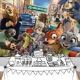 Zootopia Backdrop Banner Party Supplies Poster Movie Theme Background ...