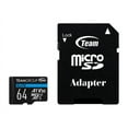 Team Group 64GB Elite microSDXC UHS-I U3, V30, A1, 4K UHD Micro SD Card ...