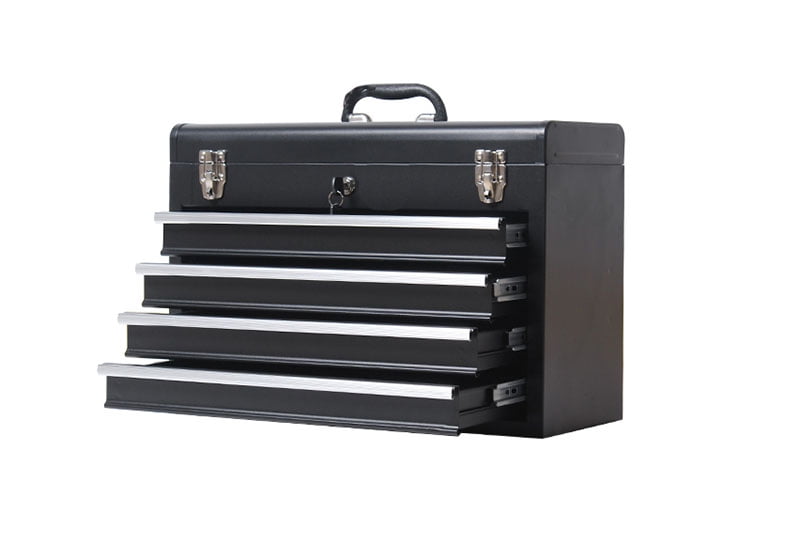 INTBUYING 4 Drawers Tool Box Portable Storage Organizer Cabinet for ...