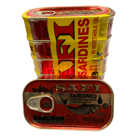 Safi Sardines in vegetable oil 5x125g - Walmart.ca