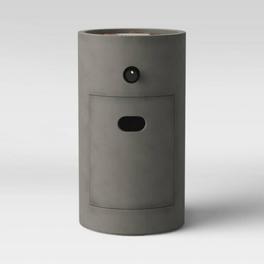 COSIEST 12" Grey Tabletop Fire Pit, 40,000 BTU Outdoor Propane ...