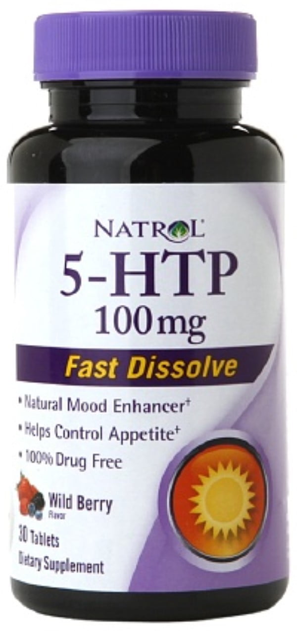 Natrol 5-HTP 100mg Fast Dissolve Tablets 30 Each - Walmart.com