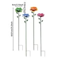 4 Piece Flower Shape Bee Drinker Butterfly Feeder for Garden Small ...