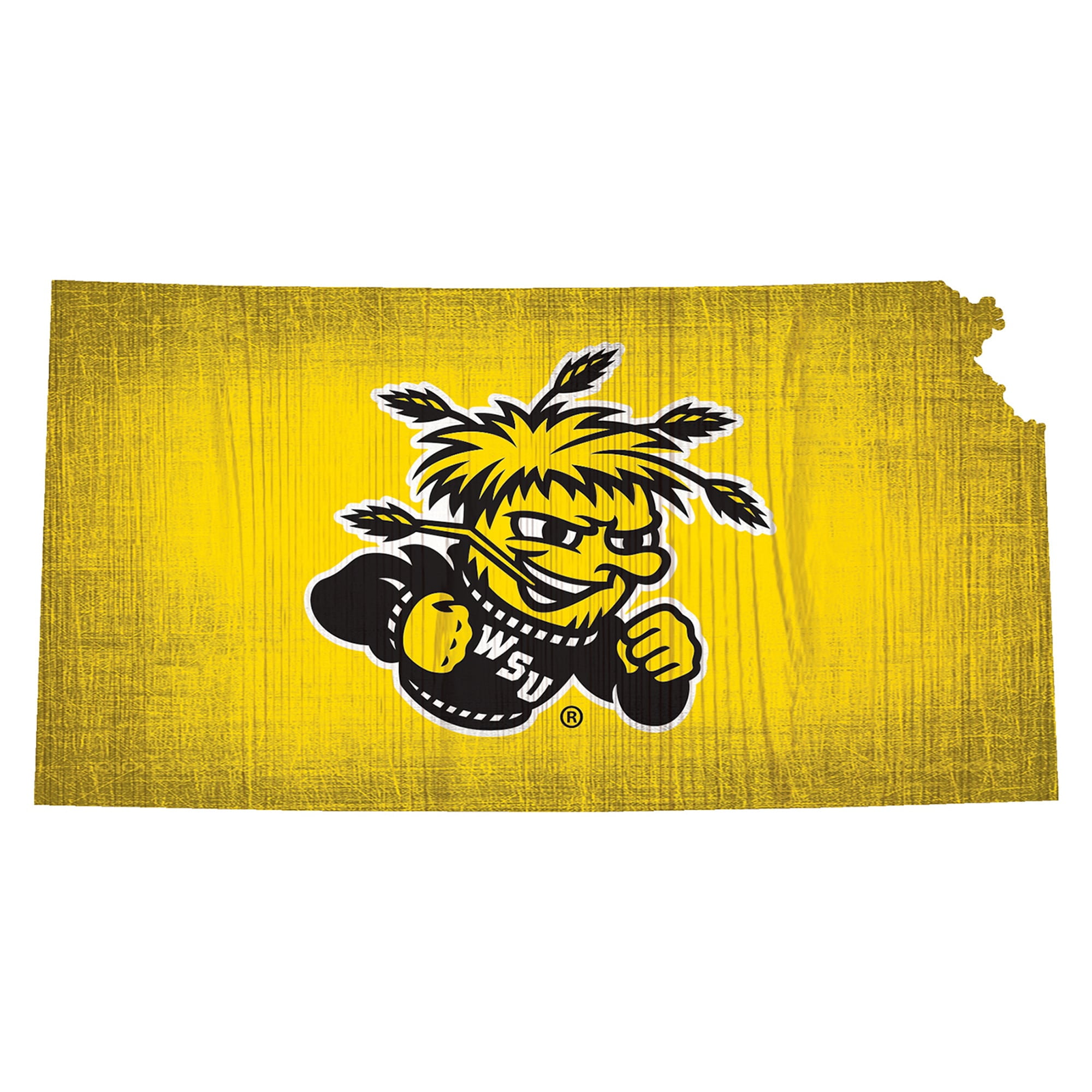 Wichita State Shockers 12" Logo State Sign - Walmart.com