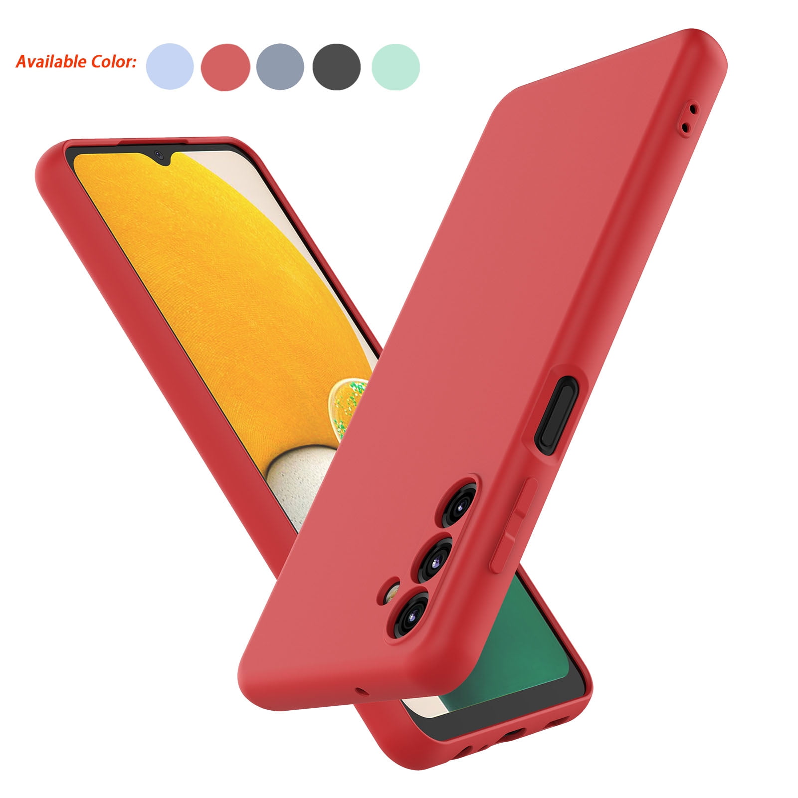 Samsung Galaxy A13(5G)Case, Takfox Liquid Silicone Case with Microfiber ...