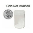 Round Large Dollar Coin Tubes Storage 38mm by BCW 10 pack - Walmart.com