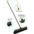 Quickie Multi-Sweep Push Broom, Black Polypropylene Fiber Bristle ...