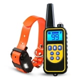 880 Yard Remote Control Electric Dog Shock Training Collar IP67 Depth ...
