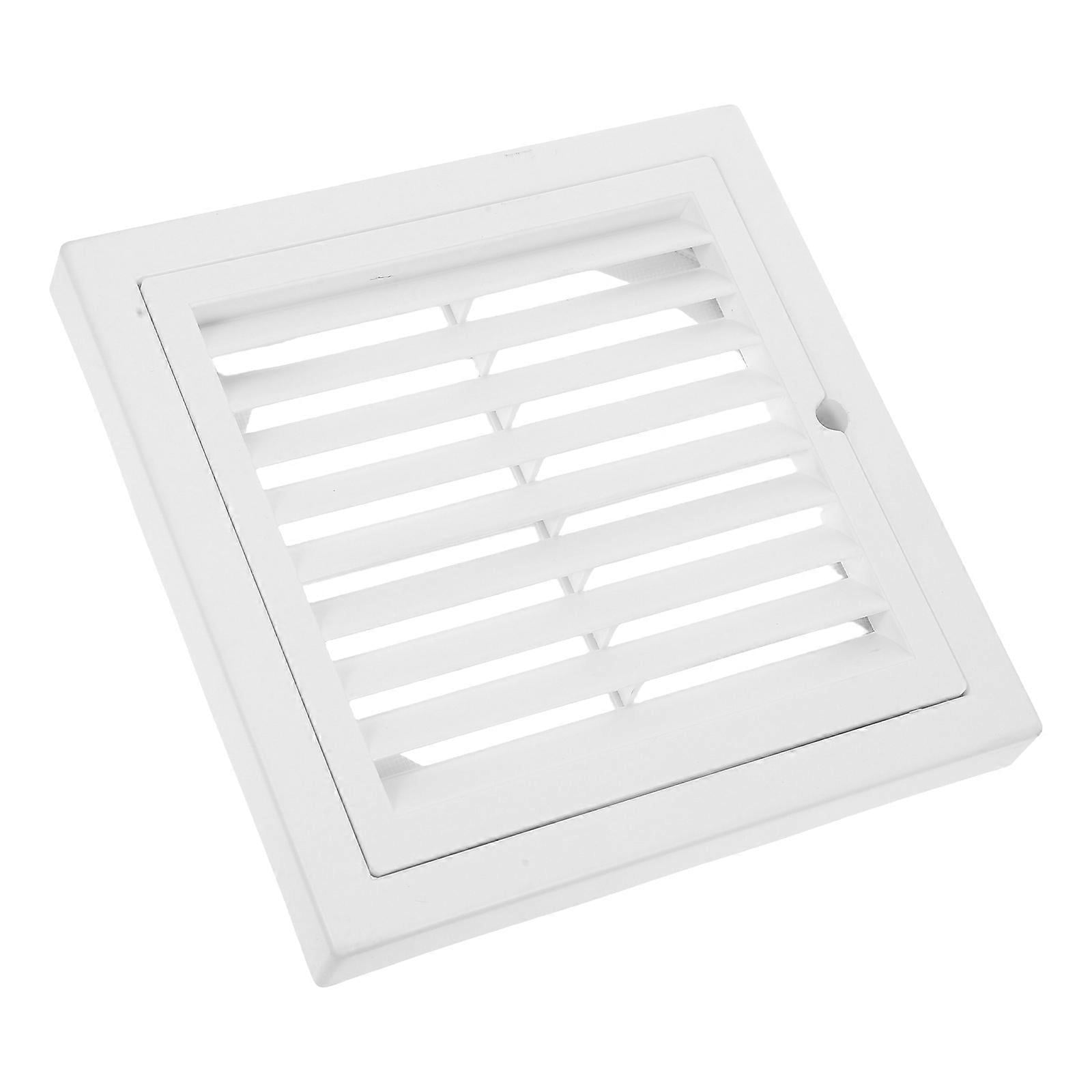Square Exhaust Fan Cover Abs Louvered Design Air Ventilation Dust ...