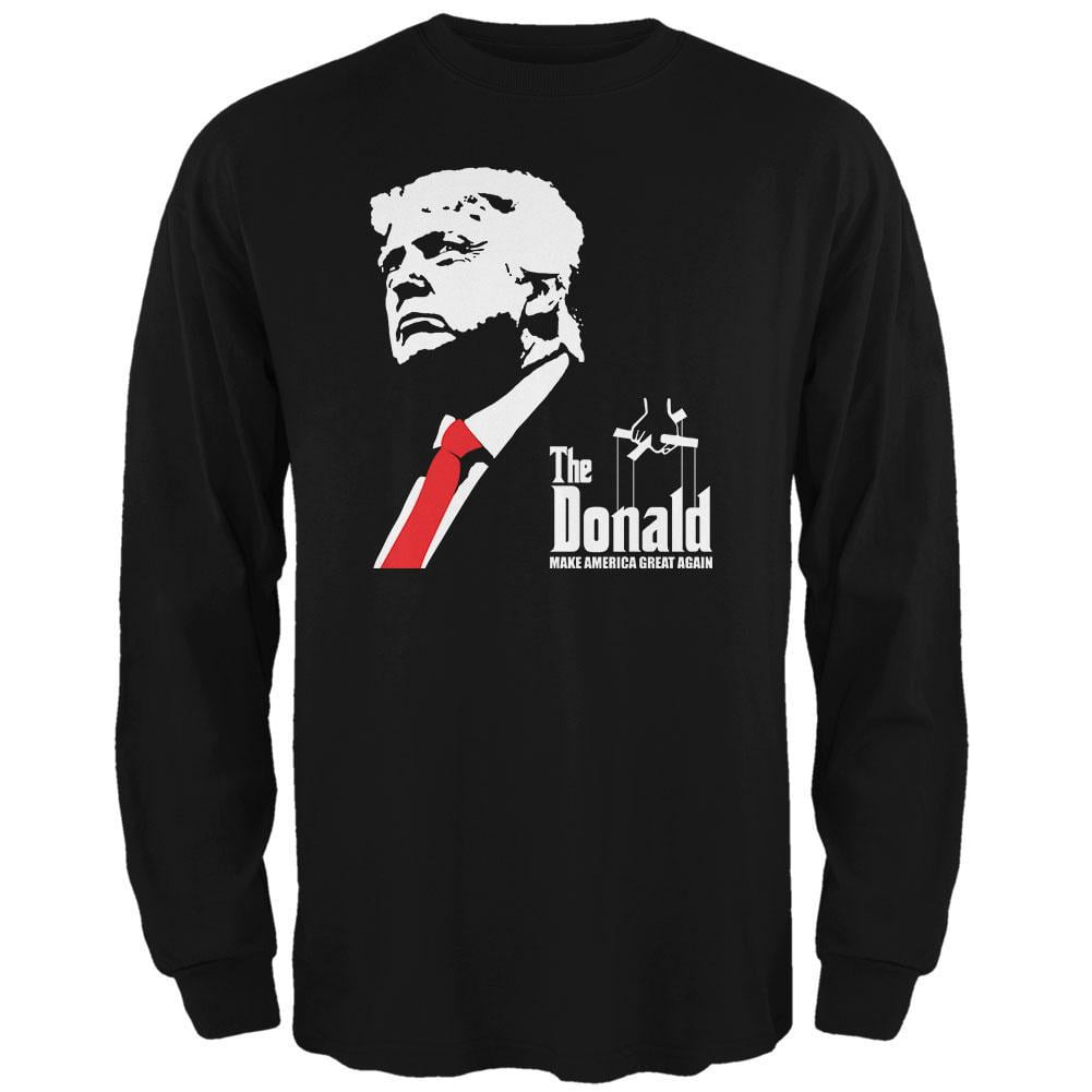 Election 2016 Donald Trump THE Donald Black Adult Long Sleeve T-Shirt ...