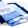 Free Shipping! Embroidered Scripture Baby Quilt, Blue - Walmart.com