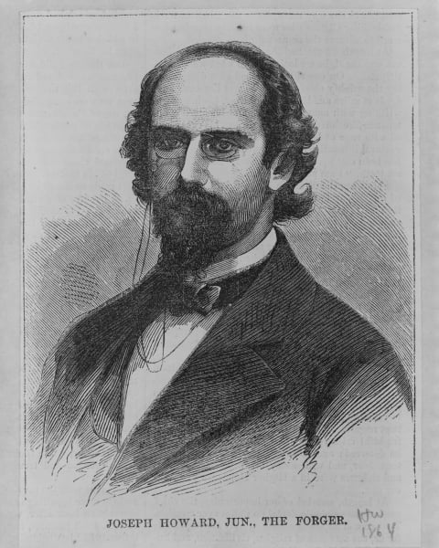 Print: Joseph Howard, Jun., The Forger, 1864 - Walmart.com
