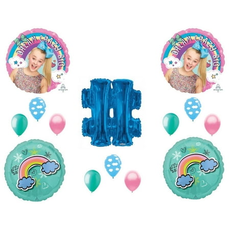 JOJO SIWA HASHTAG BIRTHDAY PARTY Balloons Decorations Supplies Bow ...