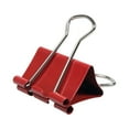 JAM Paper Colorful Medium Binder Clips, Red, 1 1/4 in,15/Pack - Walmart.com