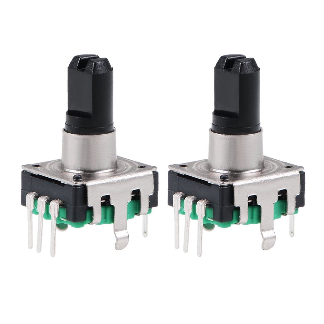 360 Degree Rotary Encoder Code Switch Digital Potentiometer Ec12 7 Pins 143mm D Shaft Green 2