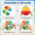 Beach Ball Paper Lanterns 10 Pcs - 8" Colorful Summer Hanging ...