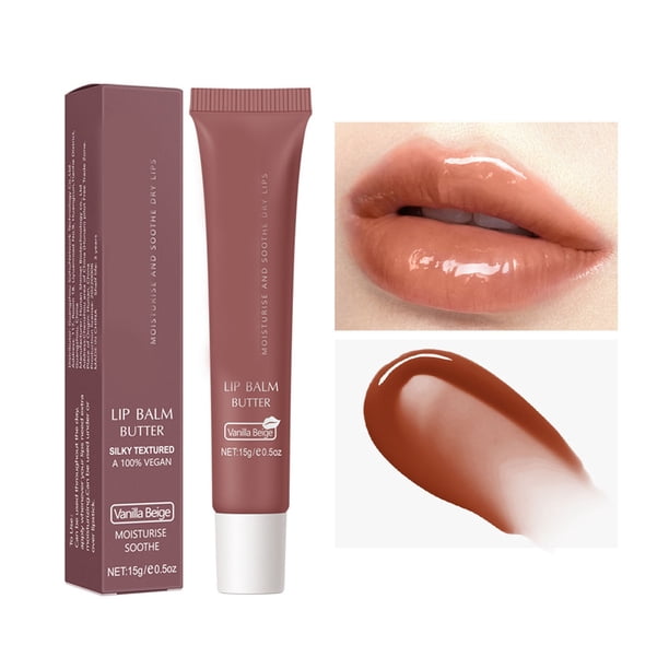 SDHJKSIN Lip Butter Beige Brown Lip Gloss Shea Butter Tinted Lip Lip ...