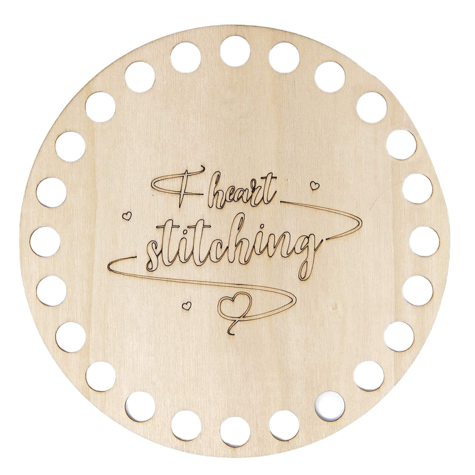 Farfi Embroidery Floss Organizer Eye-catching Multi Holes Wooden Rose ...