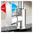4 Modes Waterfall Kitchen Faucet, Stream Sprayer Stainless Steel Hot ...