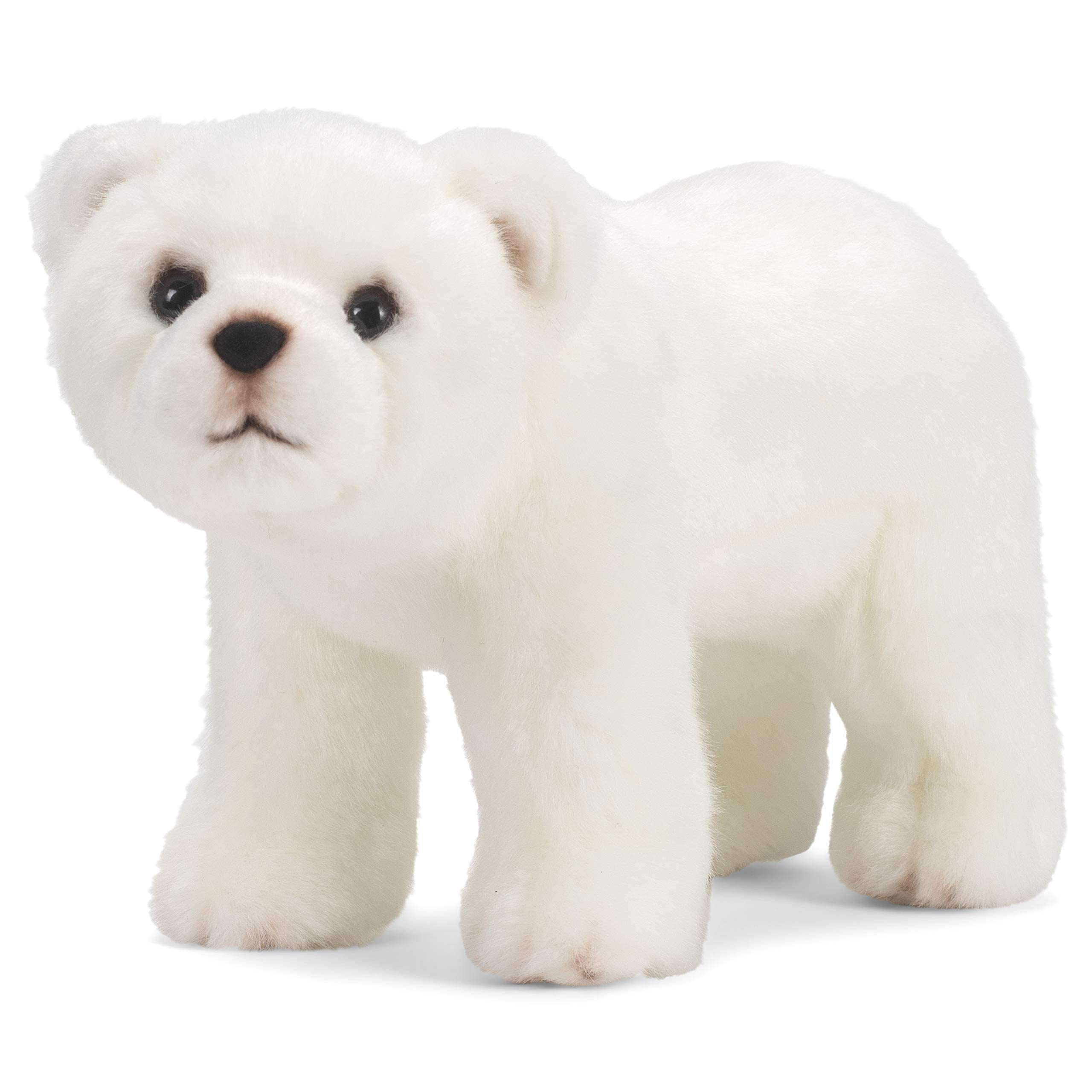 DEMDACO Polar Bear Cuddly Classic White 10 inch Children's Soft Plush ...