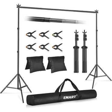 Efavormart 8FT x 10FT Heavy Duty Triple Crossbar Stand Kit, Metal ...