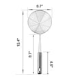 Unique Bargains Stainless Steel Mesh Strainer Colander Fry Cooking ...
