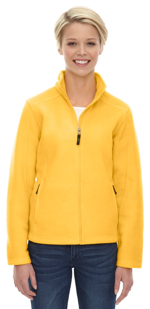 Ash City 78190 Ladies Journey Fleece Jacket -Campus Gold -Medium ...