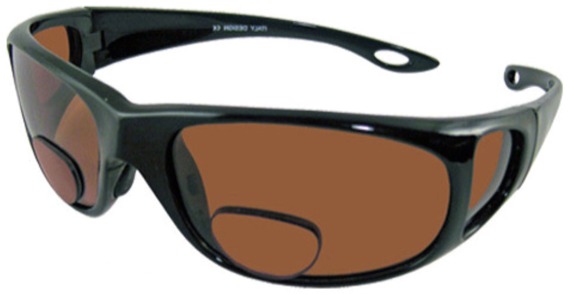 KnotMaster Adult Rogue Black Polarized Bifocal Fishing Sunglasses ...