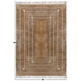 Casavani Handmade Pure Cotton Carpet Flat Weave Kilim Brown Area Rug ...