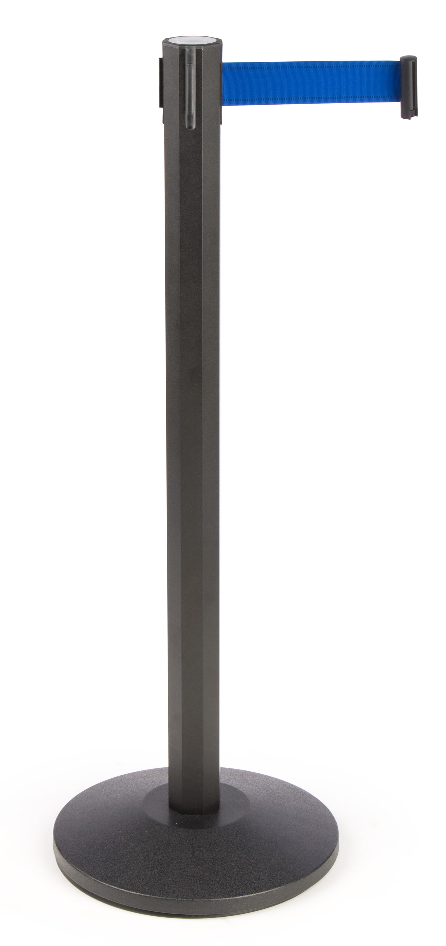 Crowd Control Pole - Deluxe 40.25" Octagonal Pole with 9'-7" Royal Blue ...