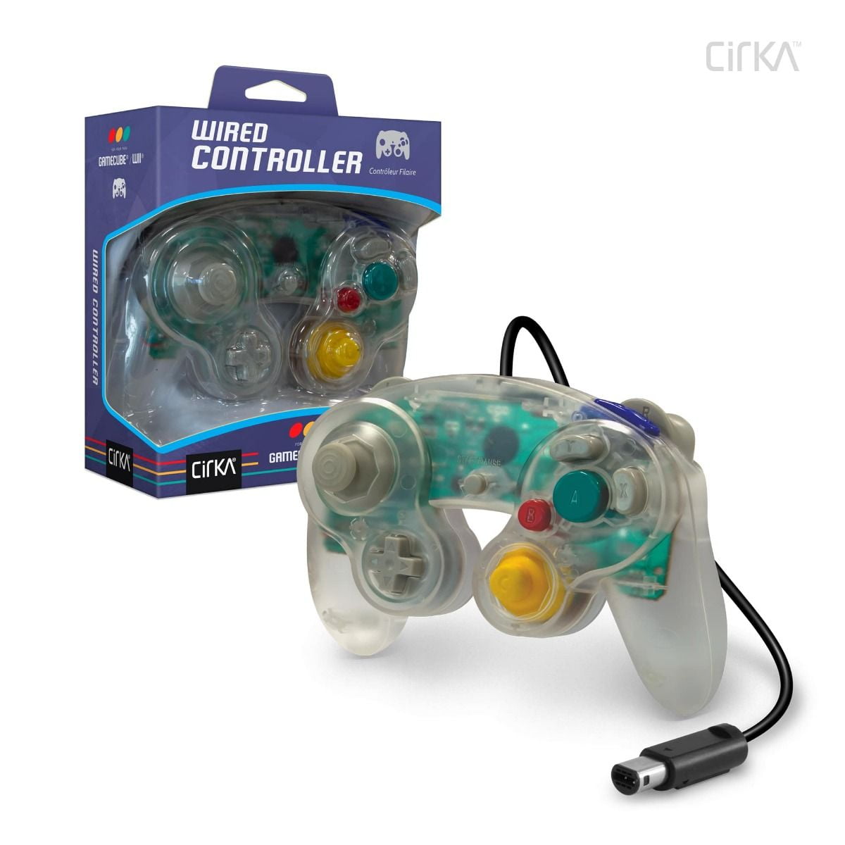 Nintendo Wii/GameCube CirKa controller (Clear) - Walmart.com Nintendo Wii/GameCube CirKa controller (Clear) - Walmart.com