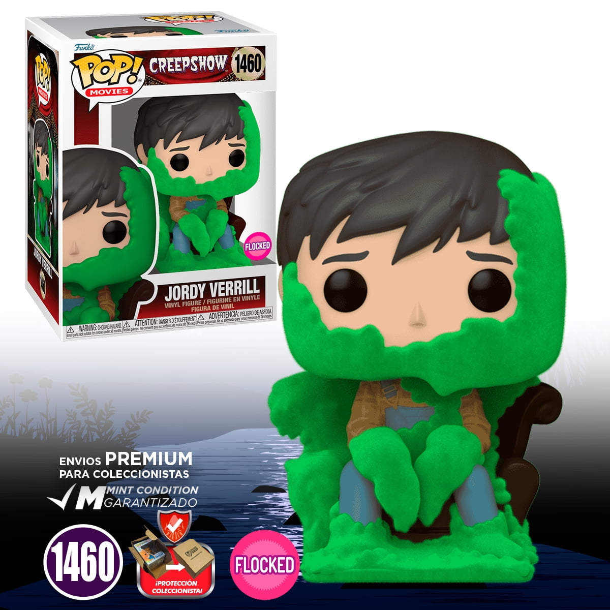 Funko Pop Jordy Verrill #1460 Flocked Creepshow Película Stephen King ...