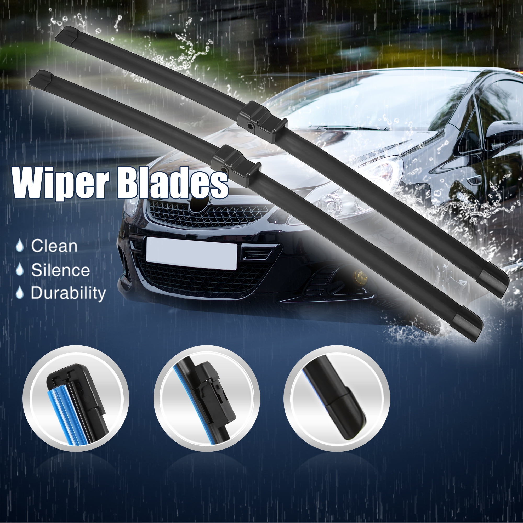 Click here for Unique Bargains 1pair 26 20 Front Windshield Wiper... prices