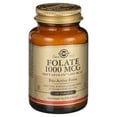 Solgar Folate 1000 mcg Supplements, Metafolin Acid Tablets, 120 Ct ...