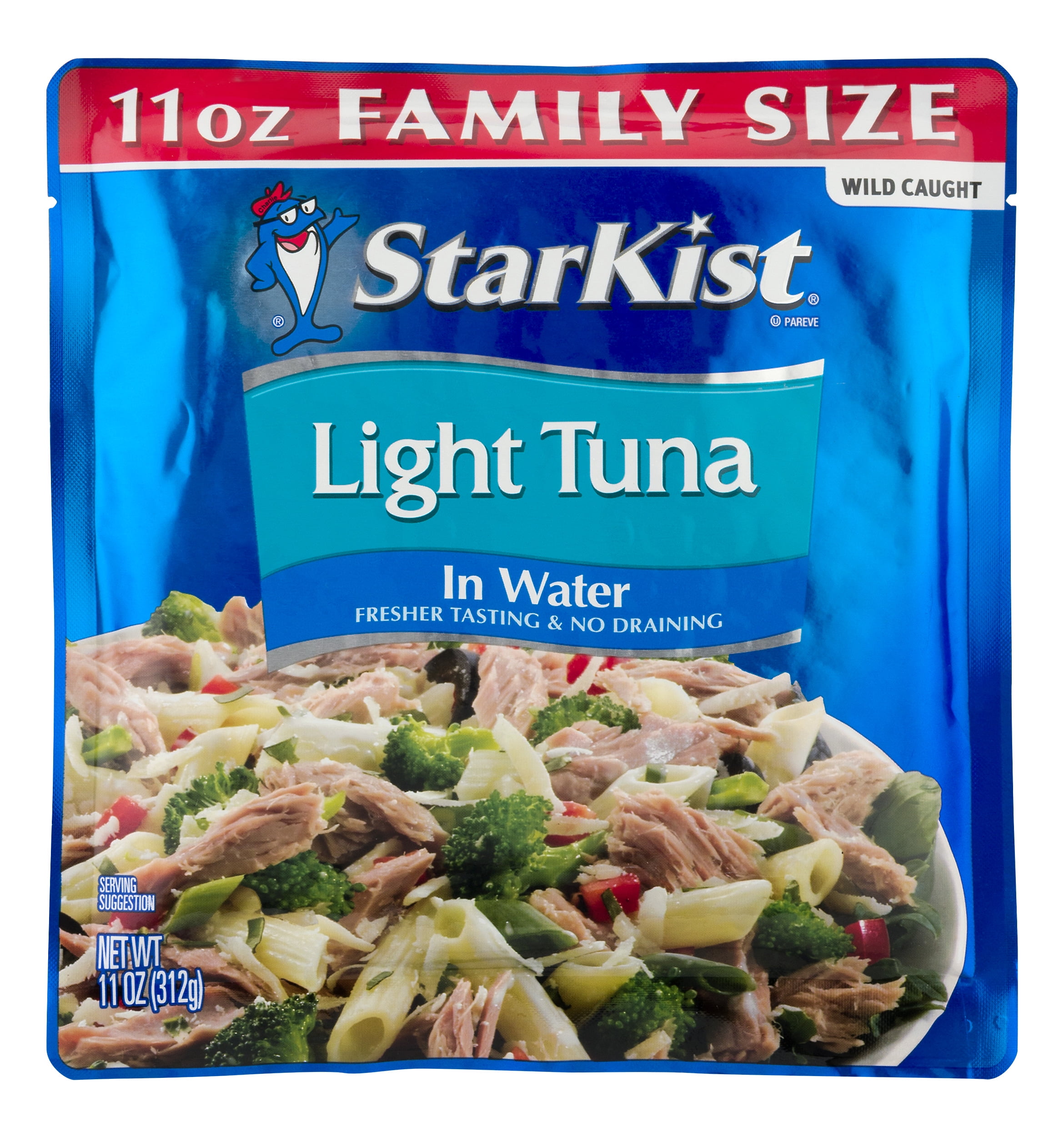 StarKist Chunk Light Tuna In Water 11 Oz Pouch Walmart starkist-chunk-light-tuna-in-water-11-oz-pouch-walmart