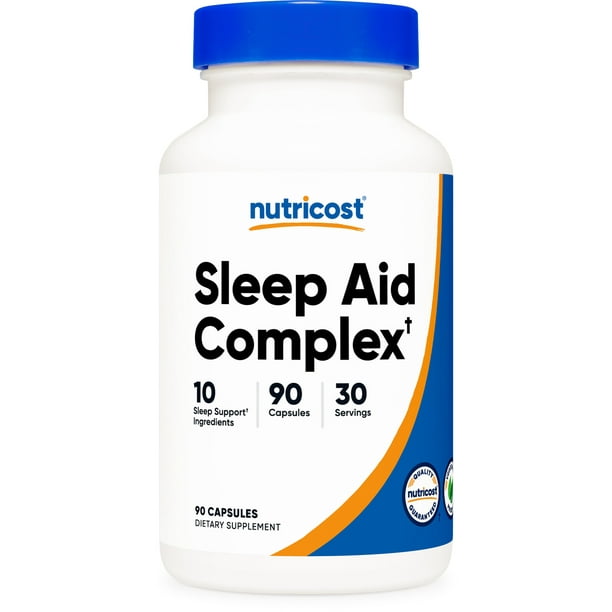 Nutricost Sleep Aid Complex 1330mg Serving (90 Capsules) Supplement ...