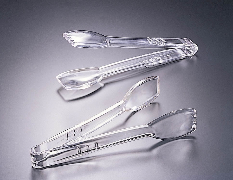 Huang Acrylic Lucite Salad Serving Tongs 1 Set - Walmart.com