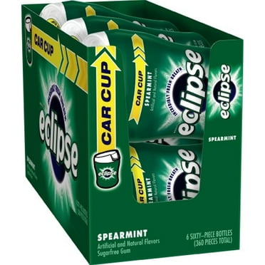 Eclipse Sugar Free Holiday Peppermint Candy Cane Chewing Gum, 2.9 Oz., 60 Count - Walmart.com