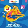 Funormous Baby Shark Inflatable Bounce House, Pink Fong Curve ...