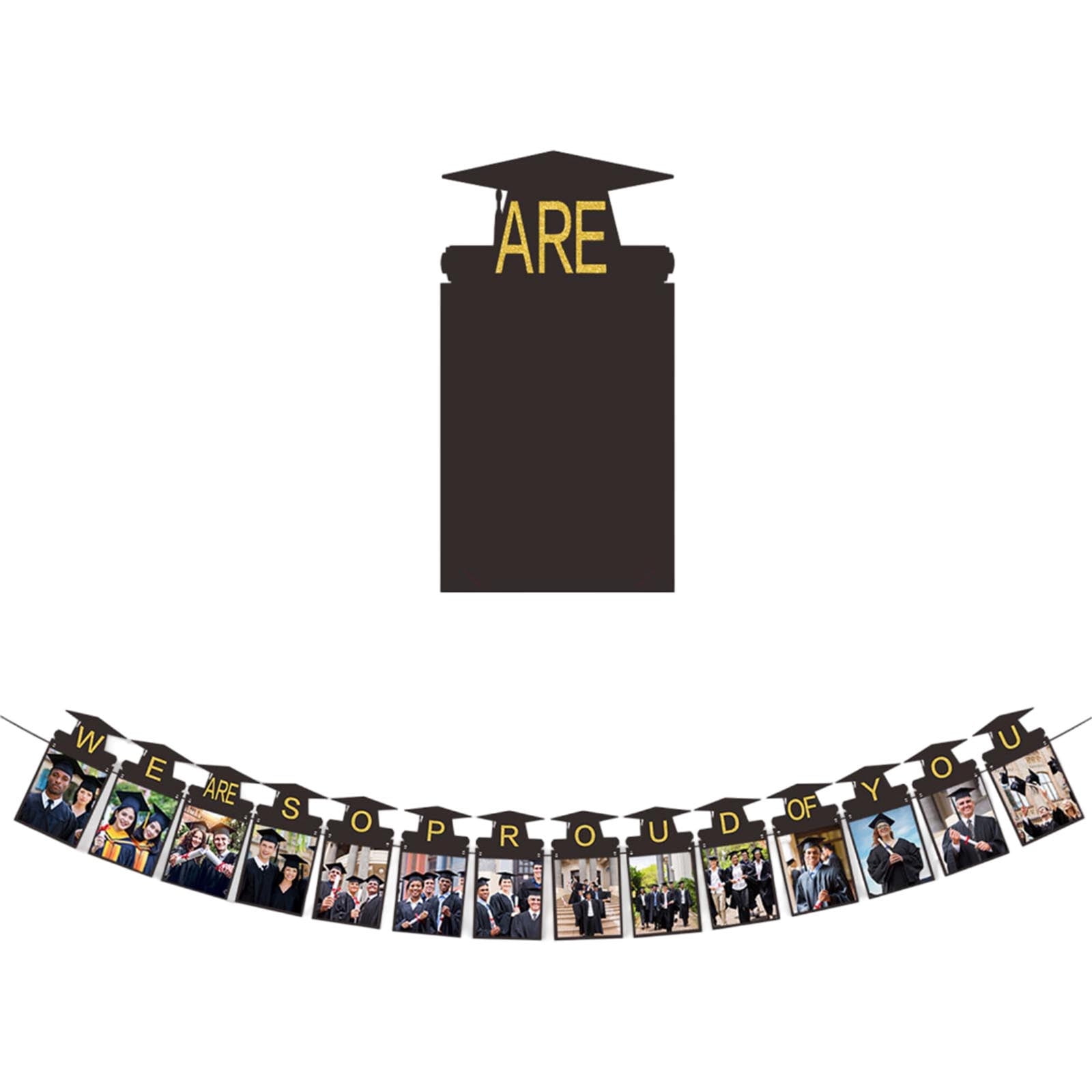 Banner Fotográfico Negro Con Flash Para Graduación Banner Fotográfico ...
