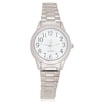 Time & Tru Women's Wristwatch: Silver Tone Case, Easy Read Dial ...